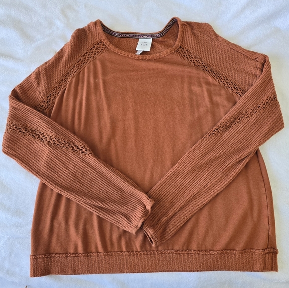 Knox Rose | Tops | Knox Rose Rust Color Shirt | Poshmark